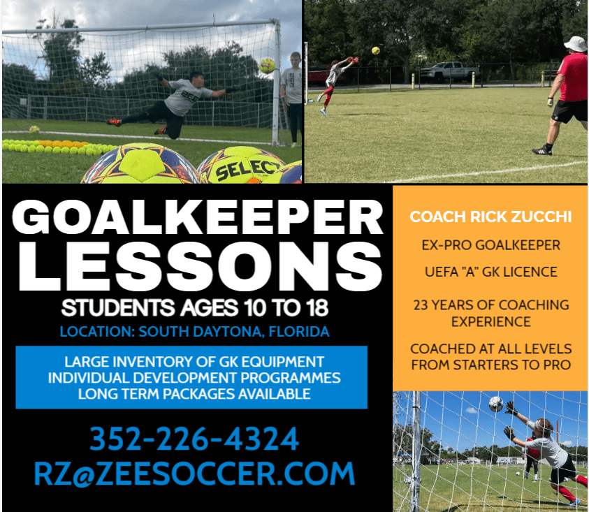 Offering Private Goalkeeper Training Lessons for Goalkeepers ages 10 to ...